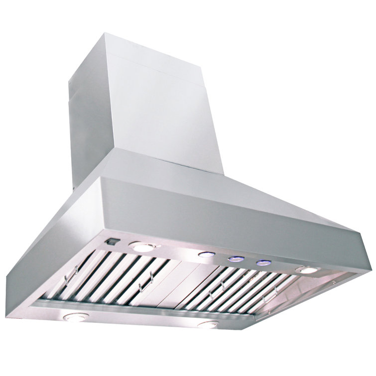 Proline Range Hoods 48 Inches 1200 Cubic Feet Per Minute CFM Ducted